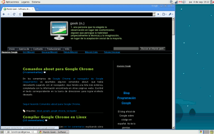 Google Chrome en Linux